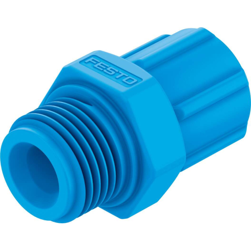 Штуцер ниппельный с накидной гайкой Festo CK-1/4-PK-6-KU - БезНалТех